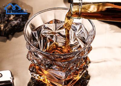 China Custom Lead-Free Crystal Whiskey Glasses - 250-400g Weight, 0-100℃ Temperature Range, Hand Made Food Grade Glassware for sale