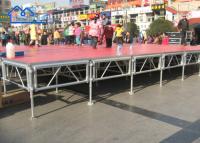 China Portable Aluminum Event Stage Platform 1.22×2.44m with 750kg/m² Load Capacity for Outdoor Weddings and Concerts for sale