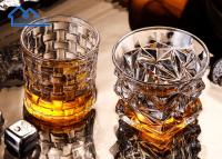 China Custom Lead-Free Crystal Whiskey Glasses - 250-400g Weight, 0-100℃ Temperature Range, Hand Made Food Grade Glassware for sale