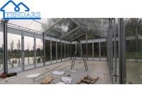 China Clear Span Aluminium Alloy PVC Marquee Tent 30m Span 4m Side Height for Wedding Events for sale