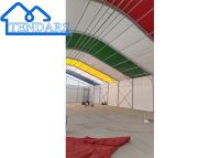 China Custom Big Mobile Polygon Arched PVC Indoor Badminton Sports Hall Tent 10m-60m for sale