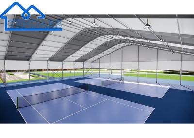 China T6 Aluminum Sports Hall Tent 3-12m Span with 80km/h Wind Resistance and White PVC Roof Covering for sale