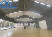 China T6 Aluminum Sports Hall Tent 3-12m Span with 80km/h Wind Resistance and White PVC Roof Covering for sale