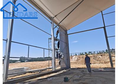China Fireproof PVC Aluminum Heavy Duty Marquee Tent - 75kg/sqm Snow Load, 100km/h Wind Resistance, 3-70m Width for sale