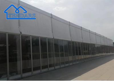 China Large 100-500 Person Aluminum Event Marquee Tent with 850g/m² PVC Fabric and 80-100km/h Wind Resistance for sale