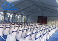 China SS304 Frame Large Party Tent for Over 2000 People Customizable Width Length 80-140km/h Wind Resistance for sale