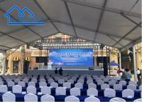 China Aluminum Frame Luxury Event Tent PVC Fabric Self Cleaning 5m Span 3m Eave Height Commercial Marquee for sale