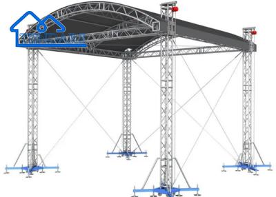China Aluminum Alloy Curved Roof Stage Truss System - 290mm to 760mm Sizes with Custom Options for Events for sale
