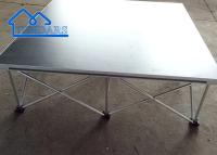 China Aluminum Portable Riser Stage Platform 4x6ft 750kg Capacity Easy Assembly for sale