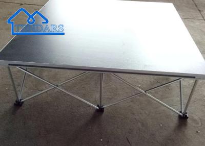 China Aluminum Portable Riser Stage Platform 4x6ft 750kg Capacity Easy Assembly for sale