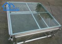 China Glass Acrylic Aluminum Mobile Stage 1.22x1.22m 750kgs Capacity for Events for sale