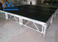 China Custom Aluminum Adjustable Portable Stage Platform Wooden Portable Folding Stage for sale