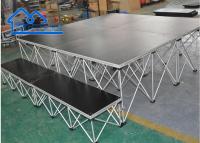 China Aluminum Portable Riser Stage Platform 4x6ft 750kg Capacity Easy Assembly for sale
