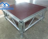China Heavy Duty Aluminum Stage Truss System 1.22×1.22m with 750kg/sqm Capacity for Wedding Party Events for sale
