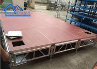 China Customizable Aluminum Stage System with Roof Truss - 750kg/m² Load Capacity, 1.22×1.22m & 1.22×2.44m Sizes, CE Certified for sale