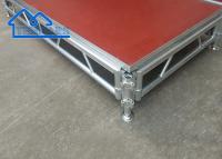 China Customizable Aluminum Stage System with Roof Truss - 750kg/m² Load Capacity, 1.22×1.22m & 1.22×2.44m Sizes, CE Certified for sale