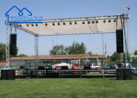 China Custom Aluminum Stage Frame Spigot Truss Structure 300x300mm for Events Concerts for sale