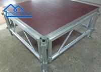 China Adjustable Portable Stage Aluminum Alloy 6082-T6 1.22x1.22m CE Certified for sale