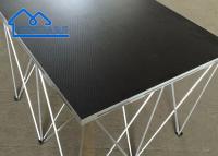 China Adjustable Portable Stage Aluminum Alloy 6082-T6 1.22x1.22m CE Certified for sale