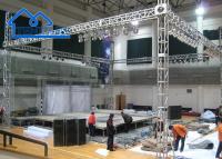 China Aluminum Stage Lighting Truss 375 lbs Capacity 1.3-1.5mm Thickness for Outdoor Party Events for sale