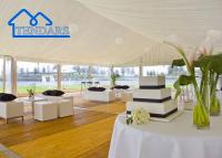 China High Capacity Clear Marquee Tent 6m to 50m Span Aluminum Frame Wedding Party Trade Show for sale