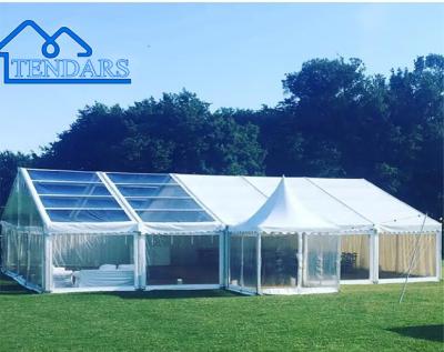 China Aluminum Wedding Marquee Tent 6061/T6 Frame 850gsm PVC Roof for Outdoor Events for sale