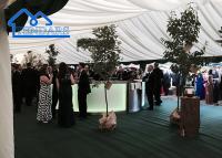 China Heavy Duty Aluminum Wedding Marquee Tent 10m to 50m Width UV Proof Wind Resistant for sale