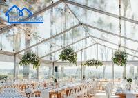 China Heavy Duty Aluminum Wedding Marquee Tent 10m to 50m Width UV Proof Wind Resistant for sale