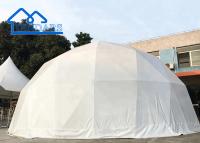 China Custom Large White Dome Trade Show Marquee Tent Waterproof 120kmh Wind Resistance for sale
