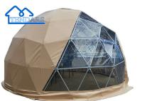 China Commercial Transparent Camping Igloo House Luxury Dome Hotel Tent 10m-50m Diameter for sale