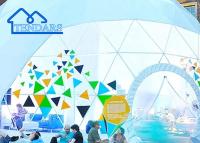 China Outdoor Custom Commercial Waterproof PVC Dome Camping Tent 100km/h Wind Resistance for sale