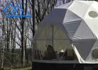 China Customized Commercial Outdoor Family Glamping Dome Tent 6m Diameter PVC Galvanized Steel for sale
