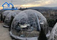 China Outdoor Luxury Transparent Igloo Roof Glamping PVC Geodesic Dome Hotel Tent 5m-50m for sale