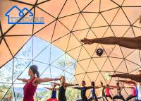China Outdoor Geodesic Dome Tent 5m Diameter UV Resistant Waterproof for Yoga Events for sale