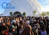 China Custom Geodesic Dome Tent for Glamping Wedding Venue Yoga Studio 6m Diameter for sale
