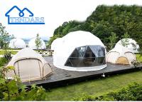 China Eco-Friendly Comfortable Customized Amenities Glamping Hotel Geodesic Dome Tent for sale