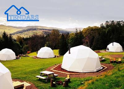 China 5m Diameter Fireproof Waterproof PVC Dome Tent with Clear Door - 120 km/h Wind Load, 75 kg/m² Snow Load for sale