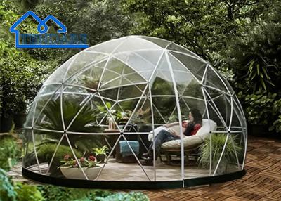 China 50m Diameter Geodesic Dome Tent with PVC Fabric and Steel Frame - Wind Load 100km/h, Temperature Range -30°C to +70°C for sale