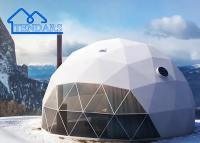 China Transparent Geodesic Dome Tent 10m Waterproof Glamping Igloo for Garden Hotel Event for sale