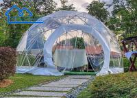 China Commercial Geodesic Dome Tent 10m Waterproof PVC with Clear Window for Trade Show for sale