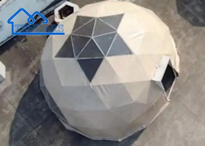 China Outdoor Custom Commercial Waterproof PVC Dome Camping Tent 100km/h Wind Resistance for sale