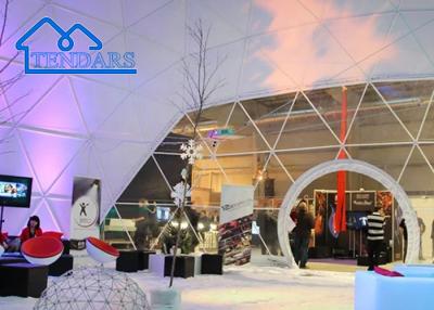 China Commercial Luxury Dome Tent 6m Diameter PVC Fabric for Hotel Resort Wedding Event for sale