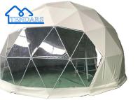 China Commercial Glamping Dome Tent 6m 8m Waterproof PVC for Resort Hotel Camping for sale