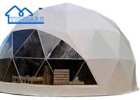 China Commercial Glamping Dome Tent 6m 8m Waterproof PVC for Resort Hotel Camping for sale