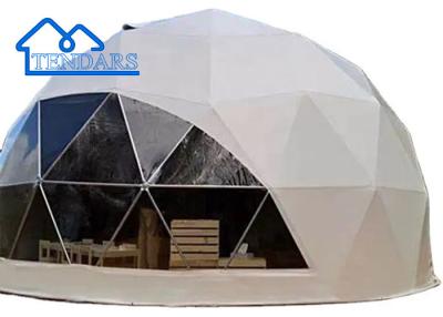 China Commercial Glamping Dome Tent 6m 8m Waterproof PVC for Resort Hotel Camping for sale