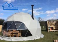 China Commercial Glamping Dome Tent 6m 8m Waterproof PVC for Resort Hotel Camping for sale