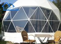 China 8m Outdoor Glamping Tent Dome with Bathroom - 150KG Snow Load, 120KM/H Wind Resistant for 2-4 People for sale