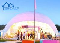 China Customized Size Big Event Yoga Exhibition Dome Tent 4m to 50m Commercial Dome Tent for sale