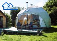 China Commercial Outdoor Dome Tent with Platform 4m-20m Diameter for Hotel Camping Events for sale