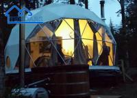 China Commercial Outdoor Dome Tent with Platform 4m-20m Diameter for Hotel Camping Events for sale